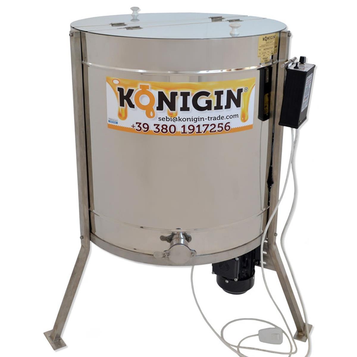 Professional 16-frame honey extractor - queen, motor operation, 1.368,00